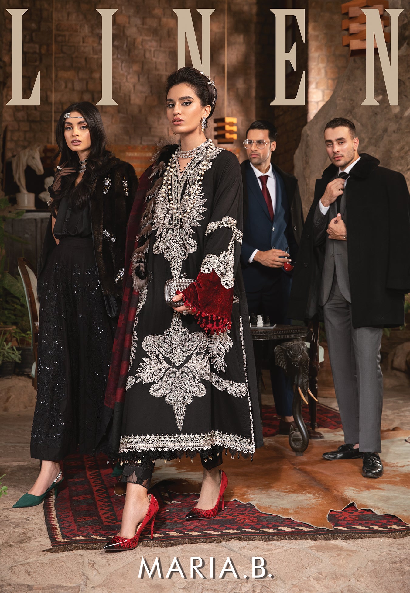 Maria. B- unstitched linen winter'22 collection – Heer Rang