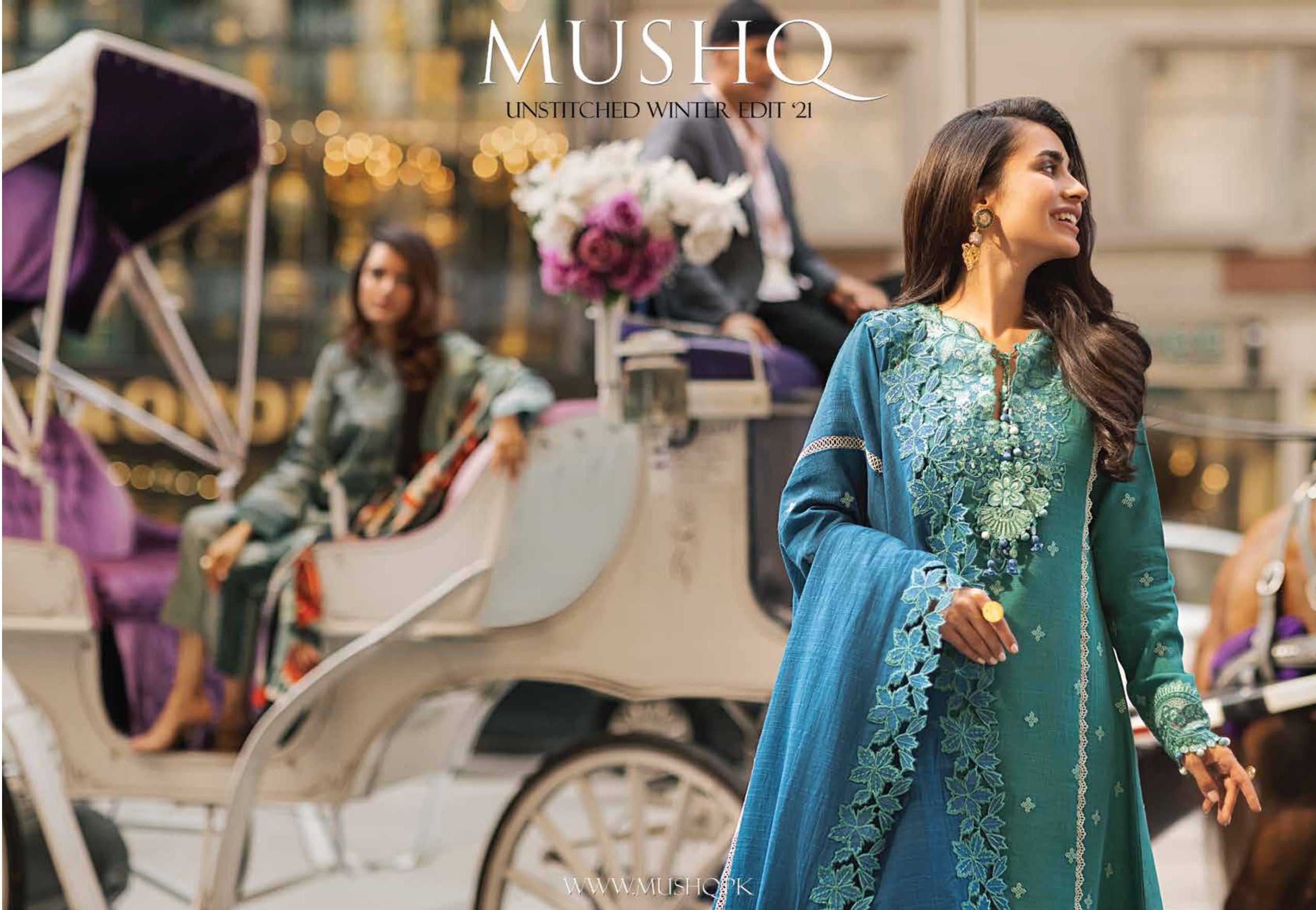Mushq Broadway-Unstitched Winter Edit '21 – Heer Rang